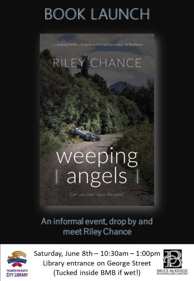 Weeping Angels by Riley Chance: local author’s upcoming book launch – G. B. Ralph