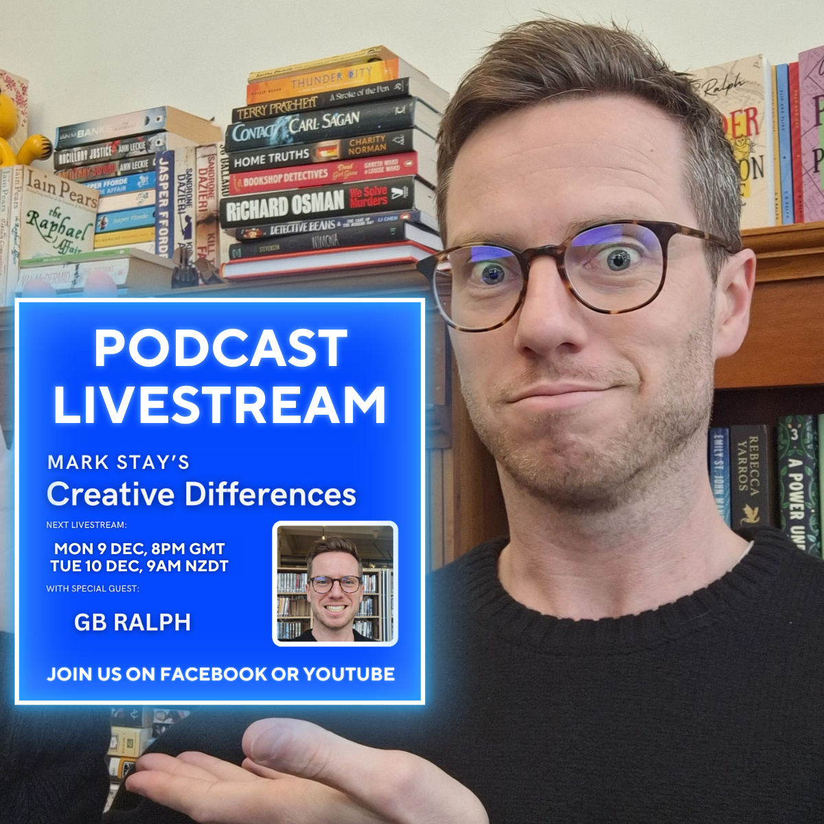 G B Ralph on Mark Stay’s Creative Differences podcast (live!) – G. B. Ralph